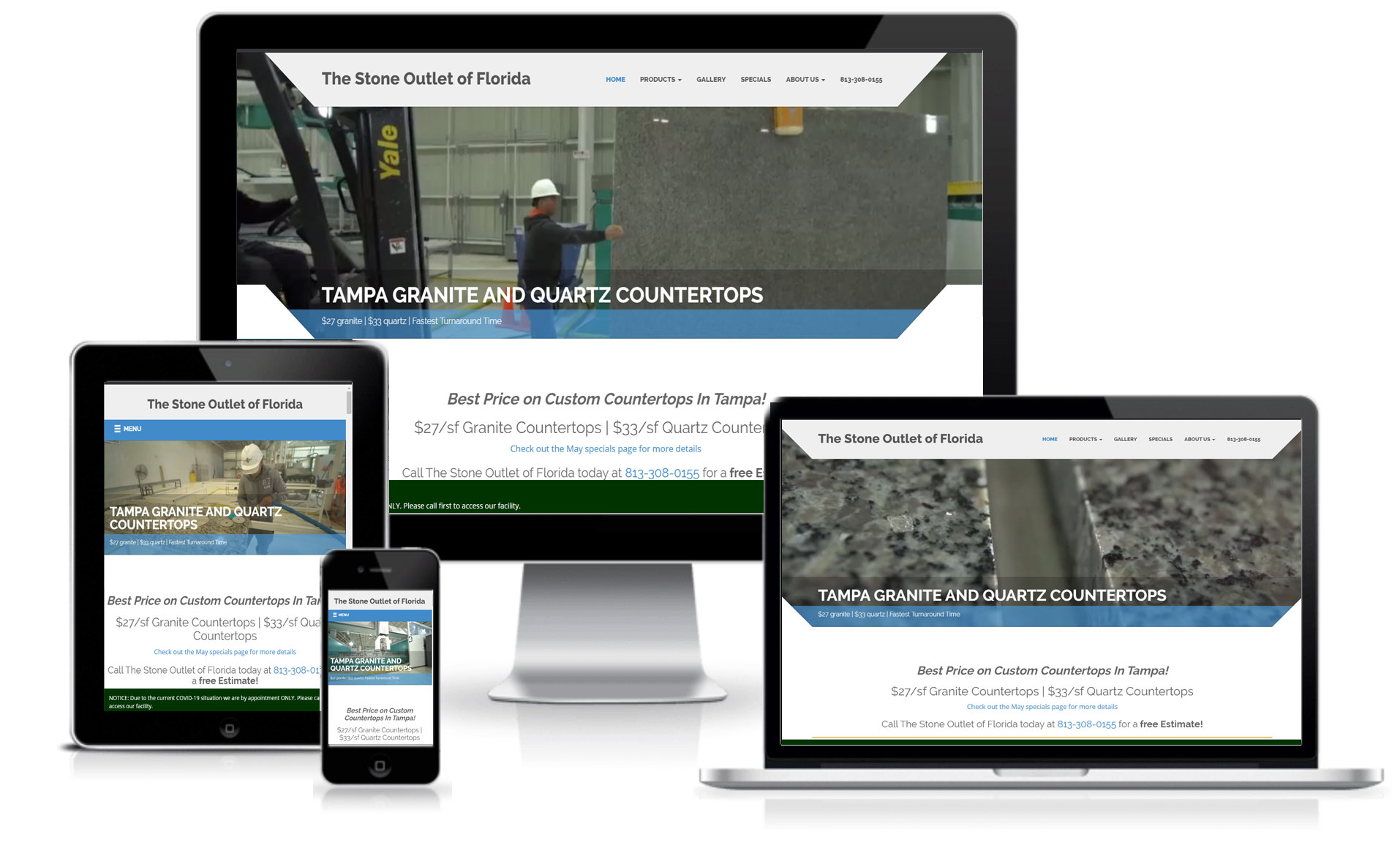 Countertop Website Design & SEO from $59 - FireUps Countertop Marketing